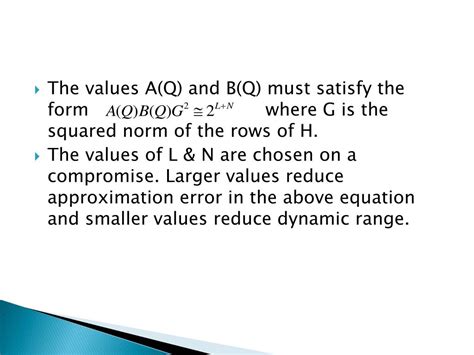 Ppt Low Complexity Transform And Quantization In H264avc Powerpoint