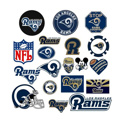 Los Angeles Rams Vector Logo Svg Masterbundles