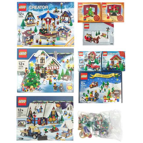 Lot 819 Lego Creator Christmas Sets X 3 Large