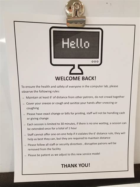 Computer Lab Rules Computer Lab Rules