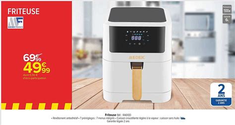 Promo Friteuse Medek Chez Carrefour ICatalogue Fr