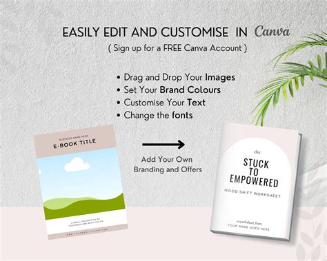 Mood Shift Workbook Worksheet For Coaches Done For You Freebie