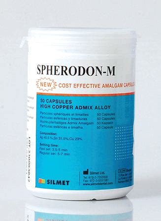 Spherodon M Amalgam Alloy 50jar Silmet