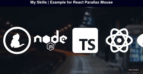 React Parallax Mouse Examples Codesandbox