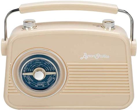Byron Statics Radio Am Fm Portable Radio Retro Classic Table Top Analog
