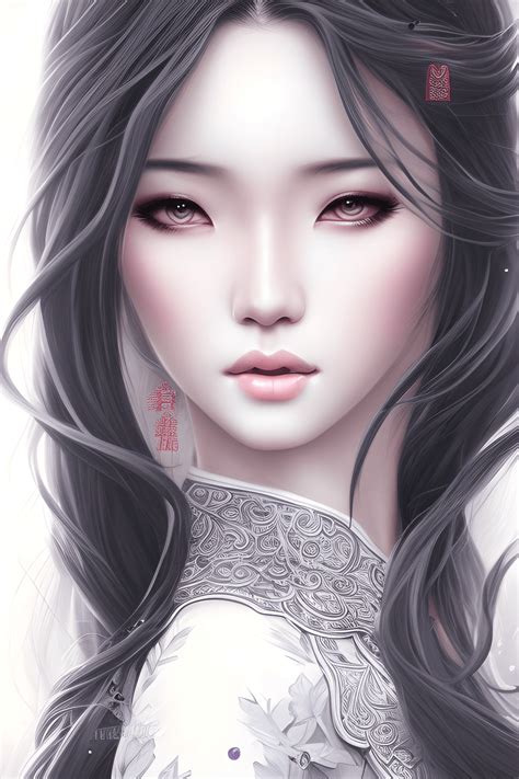 Insanely Beautiful Female Asian Woman Creative Fabrica