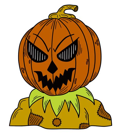 Download Halloween Jack O Lantern Monster Royalty Free Stock