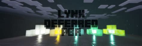 Lynx Deferred Pbr Шейдеры для Майнкрафт Minecraft Pe Inside