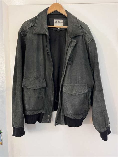 Avant Garde × Streetwear × Vintage Rare Green Leather Gem