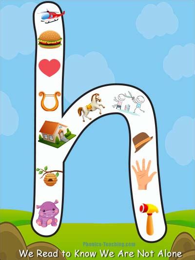 Lowercase Letter H