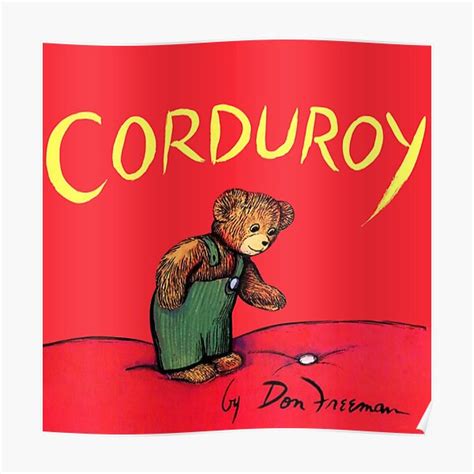 Corduroy Bear Classic Cover Illustration Poster For Sale By Ethereal