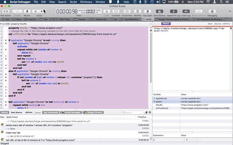 Applescript Copy From Excel To Url Ask Different