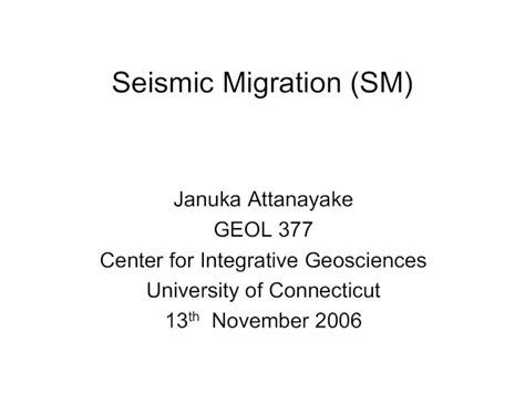 Pdf Seismic Migration Dokumentips