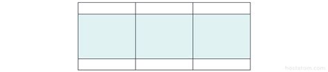 HTML Table Sizes Hostatom