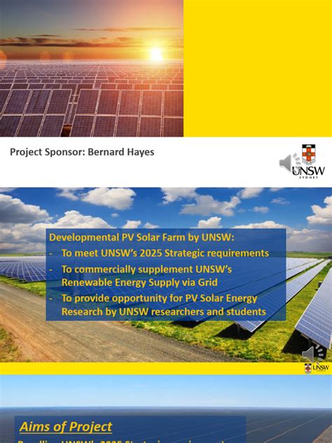 Unsw Solar Farm Project Introduction Pdf