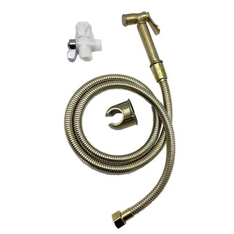 מערכת שטיפה הגיינית מיני רטרו זהב מוברש