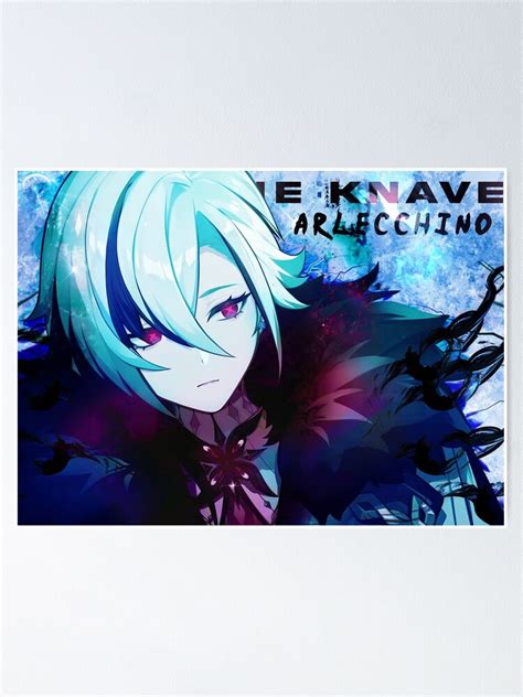 Póster Genshin Impact Arlequín De Omagatoki Redbubble