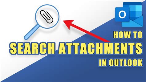 Outlook How To Search Attachments And Keywords Within Attachments