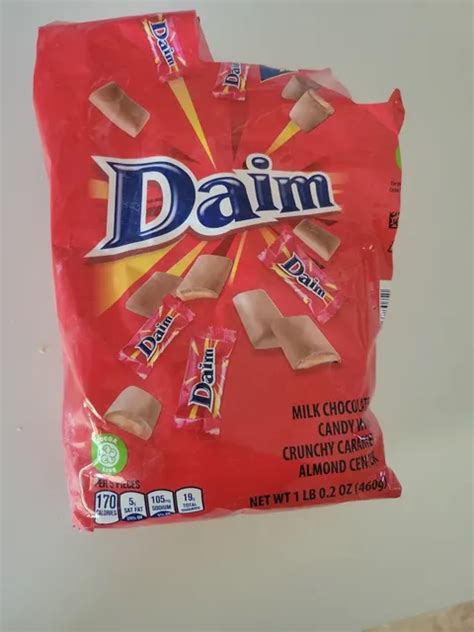 Daim Milk Chocolate Candy With Crunchy Caramel Almond Center Fig App