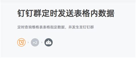 维格表连接钉钉，定时自动查询指定数据并发送 数环通