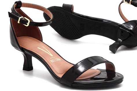 Sandália Vizzano Salto Cone Verniz Feminina 6449100