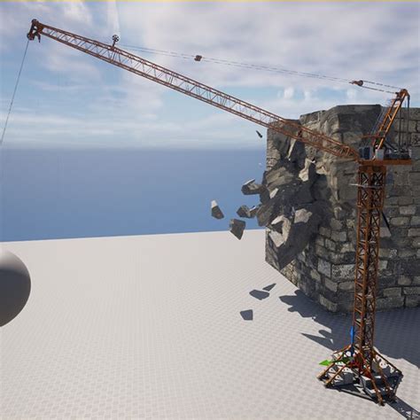 Let S Build A Wall Breaking Crane System Using Physics Constraint