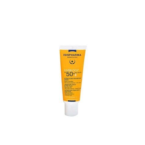 Isis Pharma Uveblock Ultra Fluide Spf50 Dry Touch Light Tinted 40ml