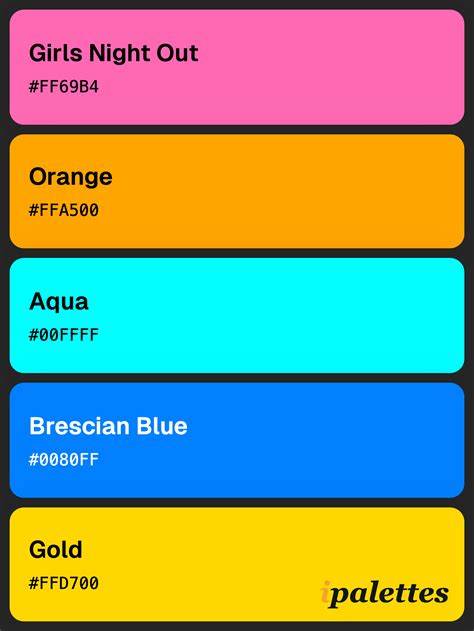 Plasma Color Palette And Colors Ff69b4 Ffa500 00ffff 0080ff Ffd700
