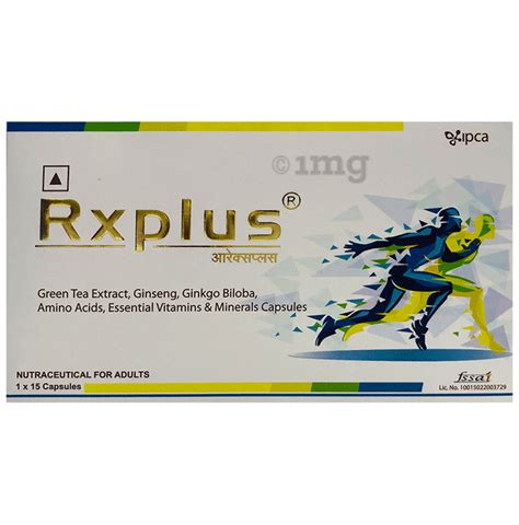 Rx Plus Capsule Buy Strip Of 15 0 Capsules At Best Price In India 1mg
