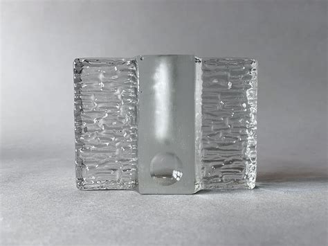 Vintage Solifleur Vase By Walther Glas Mid Century Glass Brutalist