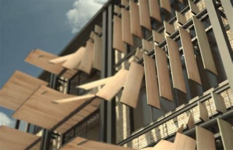 This Kinetic Facade Features Adaptive Daylight Window Shading System Kiến Trúc Cửa Sổ Cấu Tạo