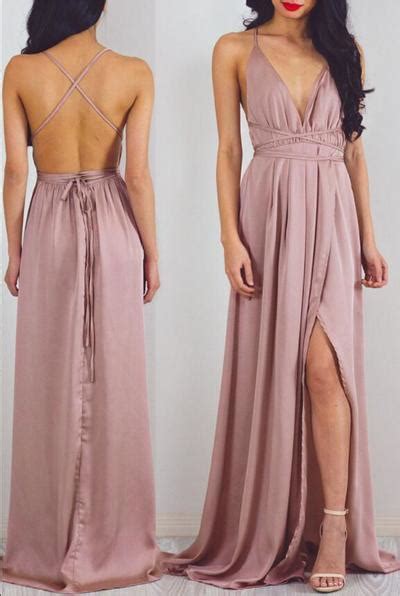 Backless Split Front Long Prom Evening Dress On Storenvy