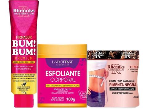 Creme Empina Bumbum Esfoliante Bumbum Creme Pimenta Negra Rhenuks