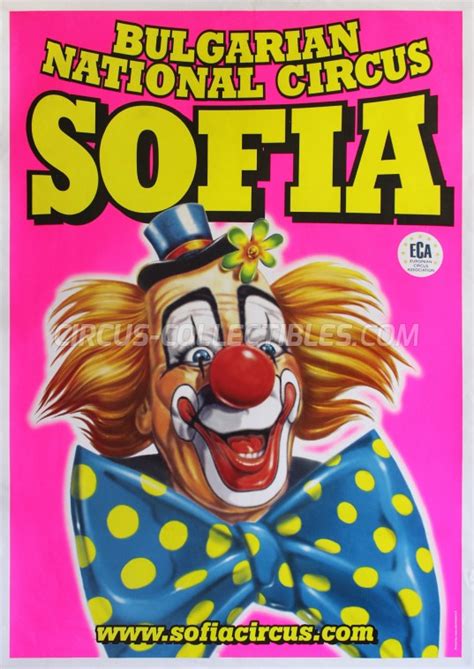 Circus Collectibles Poster Bulgarian National Circus Sofia