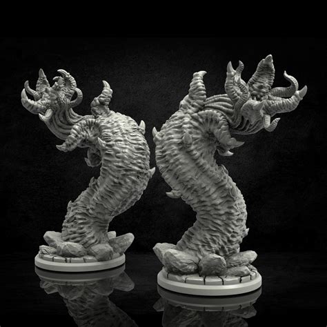 Dhole Cthulhu Mythos Miniatures 3d Printed Resin Models Sculpted By