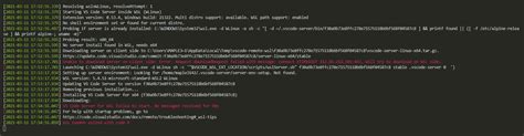 vscode in wsl cant update unable to download server on client side