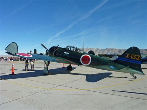 零式艦上戦闘機二二型 Mitsubishi Zero A6M X133 ネリス空軍基地 航空フォト by Mosquito60さん 撮影