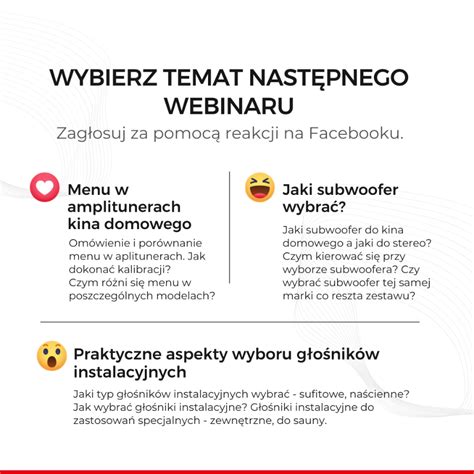 Co wybrać kolumny podłogowe czy podstawkowe WEBINAR na żywo Sesja