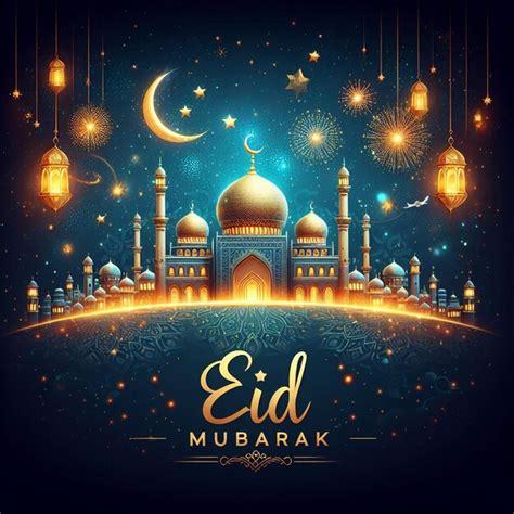 Premium Photo Eid Mubarak