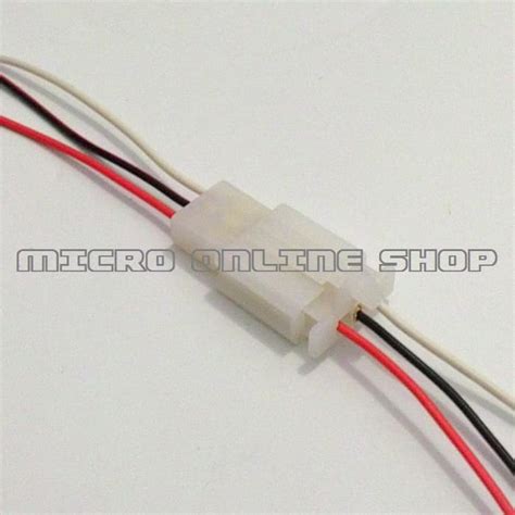 Jual Socket 3 Pin Kecil Skun Soket Motor Konektor Motor Kabel