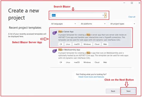 Creating Blazor App In Visual Studio Dot Net Tutorials