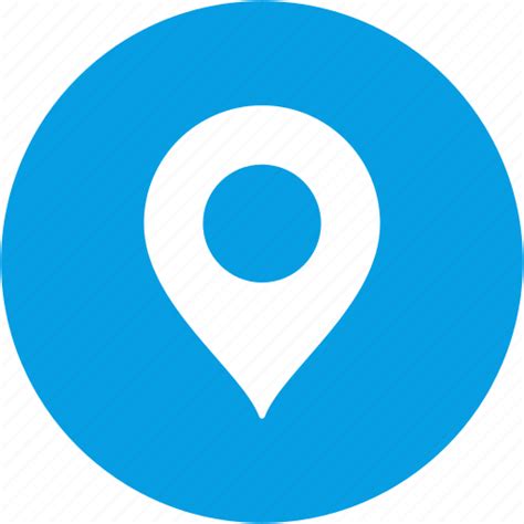 Circle Gps Location Map Marker Pin Place Icon