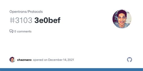 3e0bef Issue 3103 Opentrons Protocols GitHub
