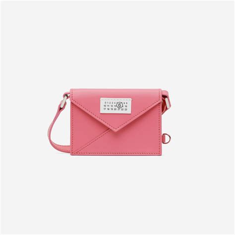 메종 마르지엘라 Mm6 넘버링 로고 미니 크로스백 핑크 Mm6 Maison Margiela Kream