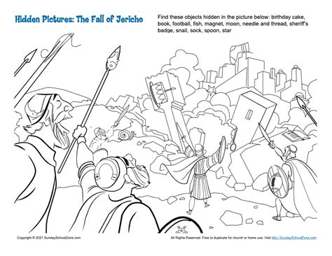 Joshua Bible Coloring Pages Characters