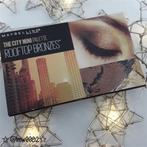 Maybelline Makeup City Mini Rooftop Bronzes Eyeshadow Glitter