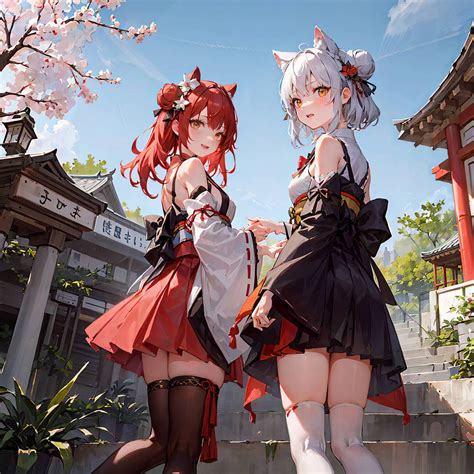 Two Japanese Girls By Ouyangneng On Deviantart