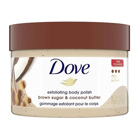 Exfoliante Corporal Dove Body Polish Brown Sugar And Coconut Butter 298 G