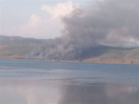 Khit Thit Media On Twitter မိုးဗြဲအင်းအရှေ့ဘက်ကမ်း ဆောင်နန်ခဲကျေးရွာကို စစ်ကောင်စီတပ်နှင့် Pno