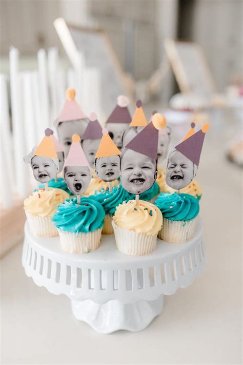 How To Make Personalized Birthday Party Cupcake Toppers Diy Artofit